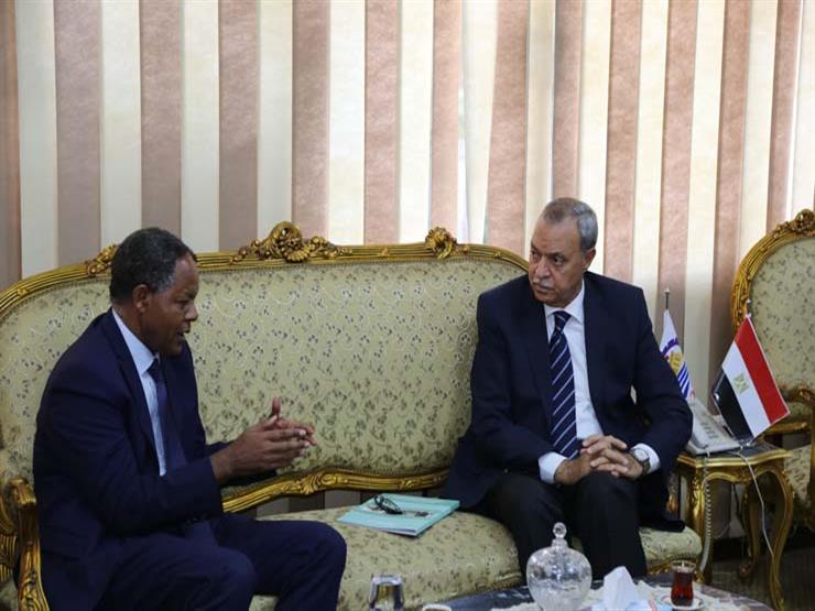 بالصور محافظ قنا يستقبل مدير برنامج الأغذية العالمي لبحث مصراوى