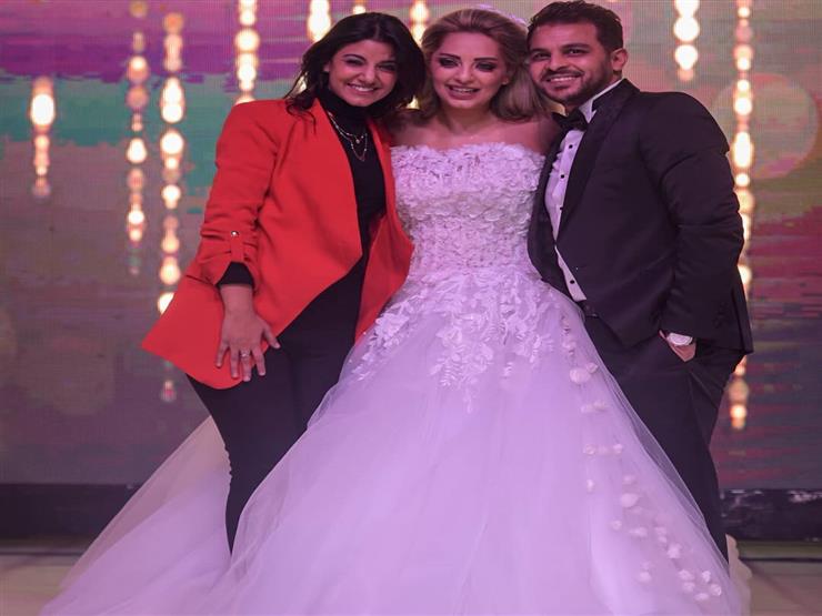 أول تعليق من مي حلمي بعد حفل زفافها على محمد رشاد فيديو مصراوى