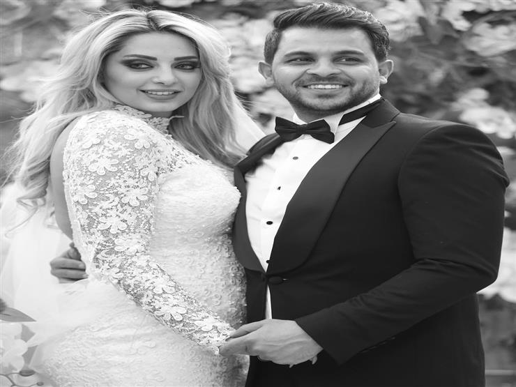 بعد أسبوع زواج رسالة رومانسية من مي حلمي لمحمد رشاد مصراوى