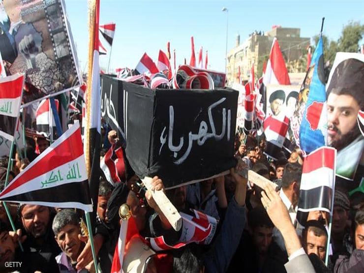 أنباء عن سقوط قتيل في مظاهرات الكهرباء بالعراق مصراوى