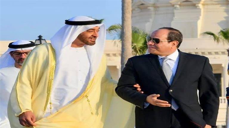 السيسي ورئيس الإمارات يشهدان التوقيع على مذكرة تفاهم بشأن إنشاء محطة