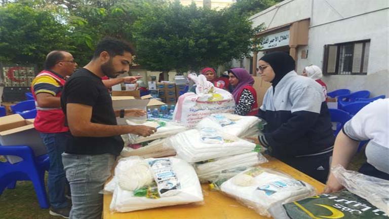 مساعدات جديدة من الهلال الأحمر ببورسعيد لغزة فيديو وصور مصراوى
