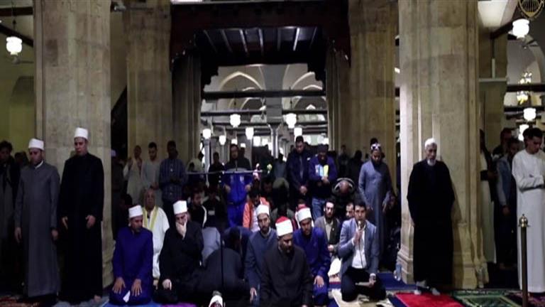 مباشر شعائر صلاتي العشاء والتراويح من الجامع الأزهر مصراوى