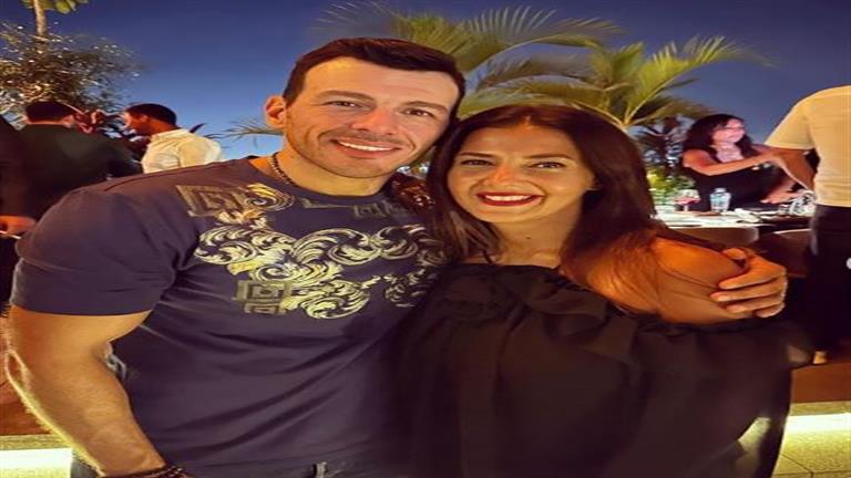 دنيا سمير غانم توجه رسالة لزوجها رامي رضوان بمناسبة عيد ميلا مصراوى