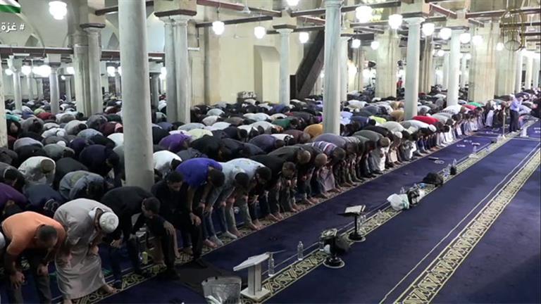 بث مباشر شعائر صلاتى العشاء والتراويح من الجامع الأزهر ليلة مصراوى