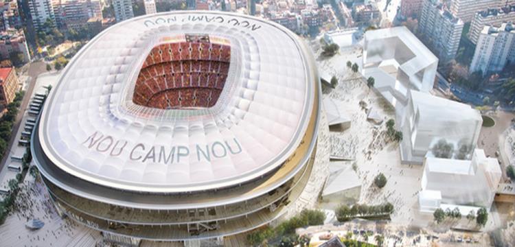 برشلونة يكشف عن التصميم الجديد لملعب كامب نو | يلاكورة